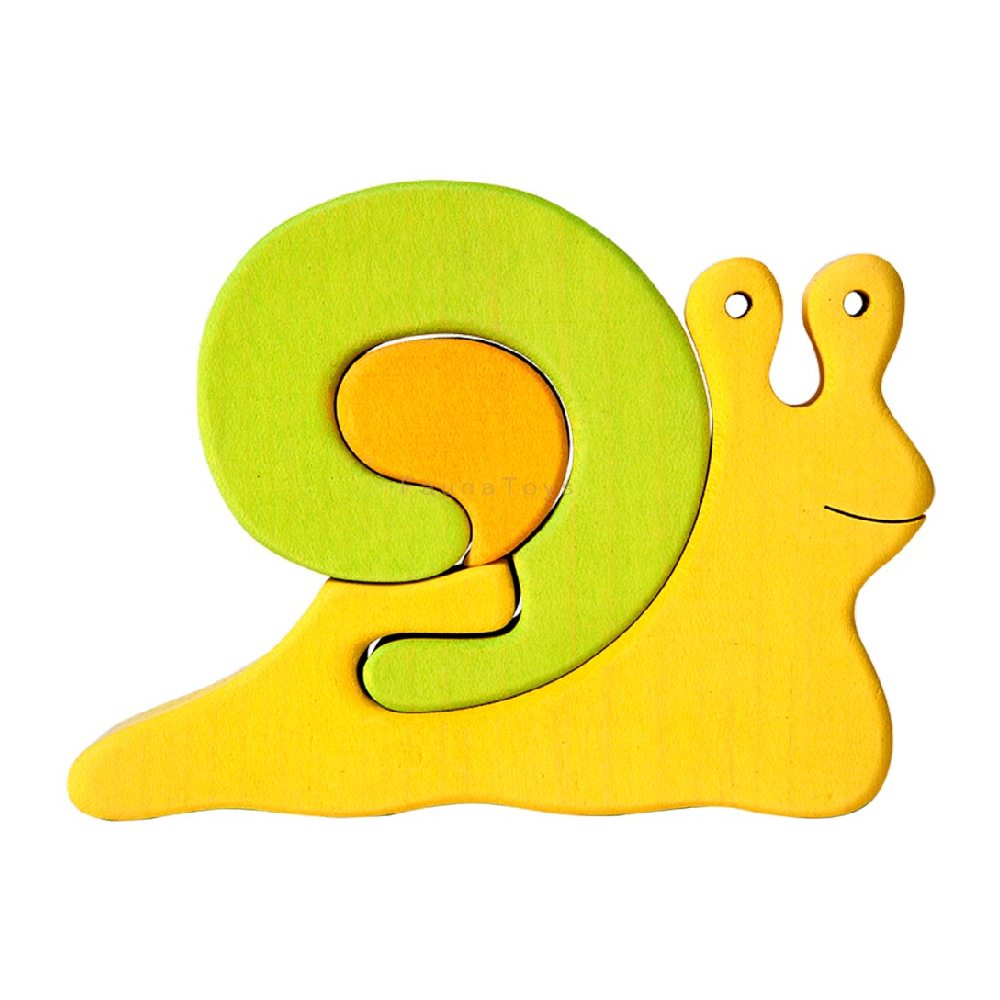 Wooden Snail Puzzle – Bill's Store