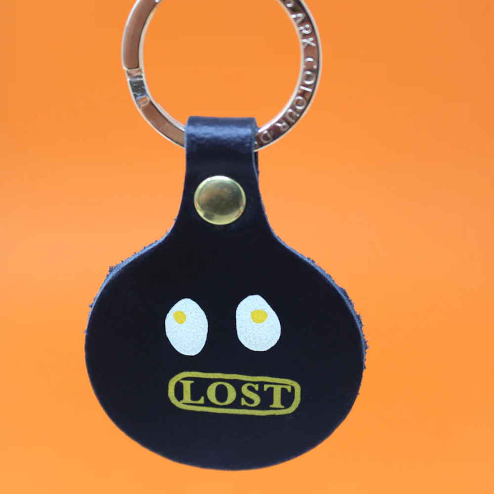 Lost Face Key Fob Black – Bill's Store