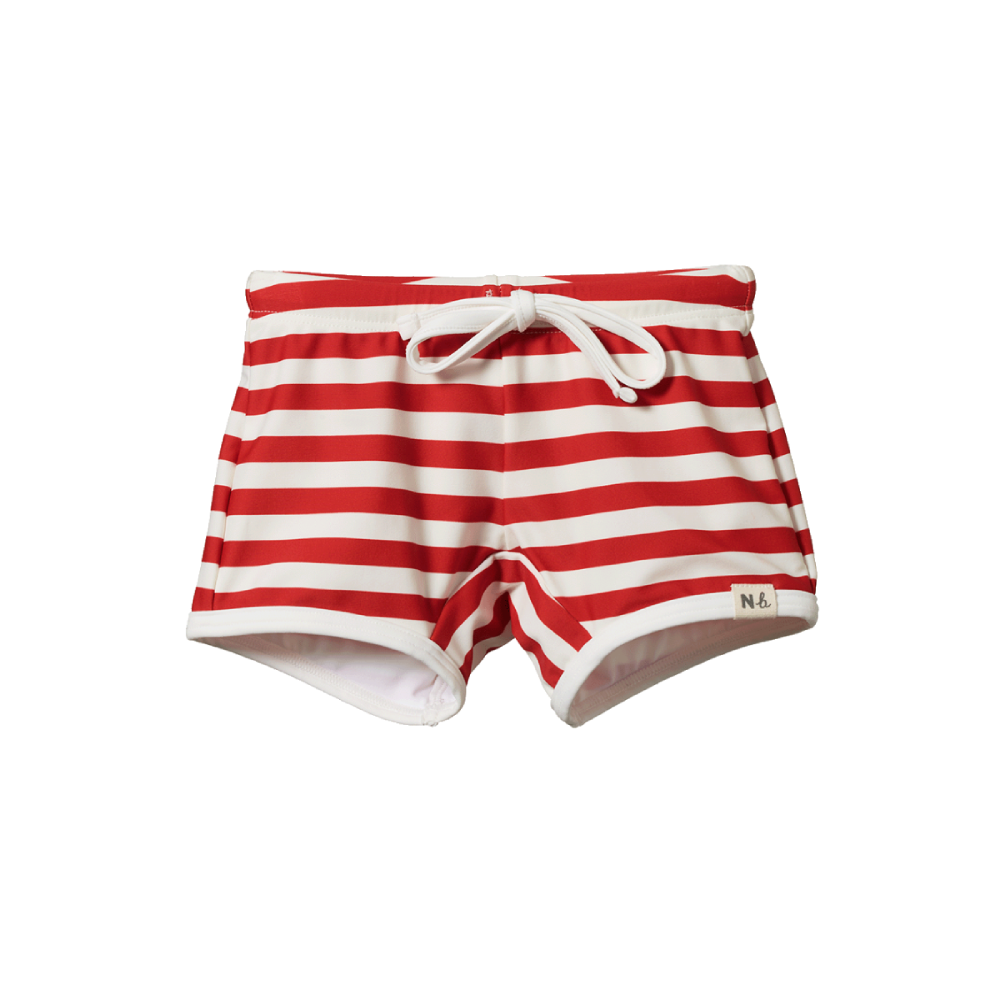 Splash Shorts Red Sea Stripe – Bill's Store