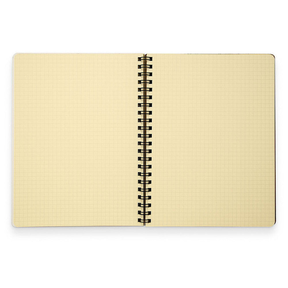 Rollbahn Spiral Bound Notebook Grid A5 Red – Bill's Store