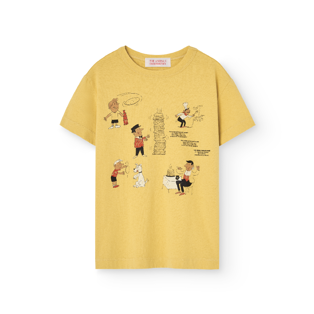 Rooster Kids T Shirt Yellow Comic Rooster – Bill's Store
